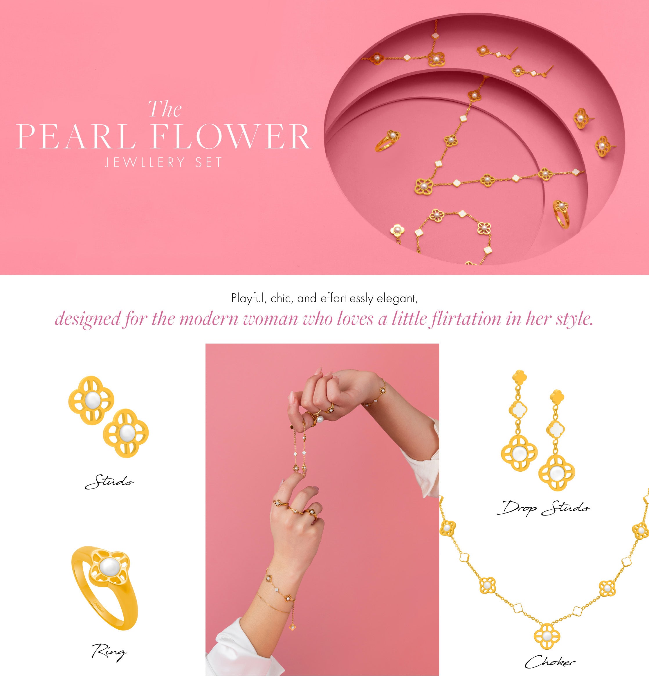 Carisma Pearl Flower Collection – Carisma Collections