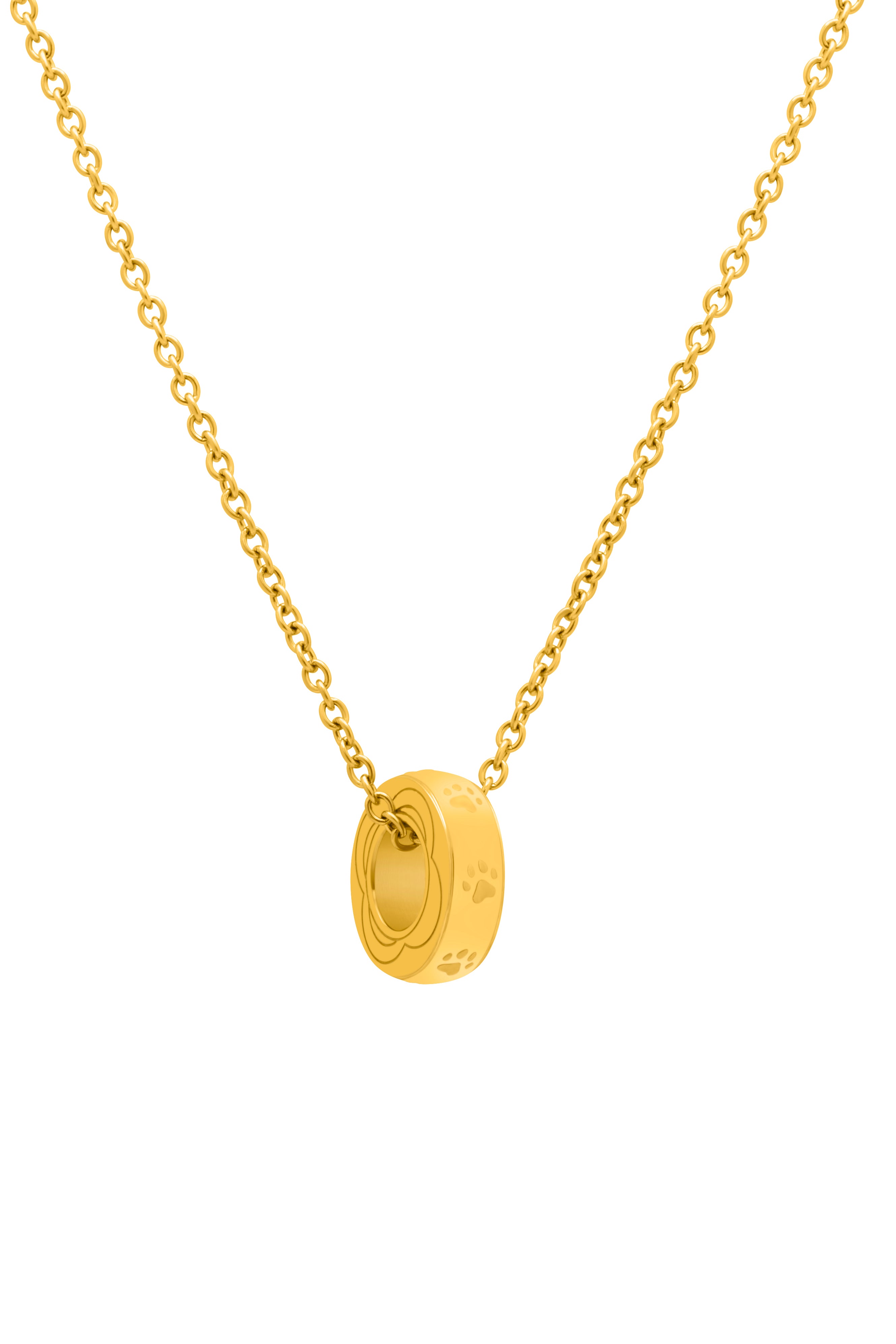 Engravable Paw Print Pet Ring Pendant – Carisma Collections